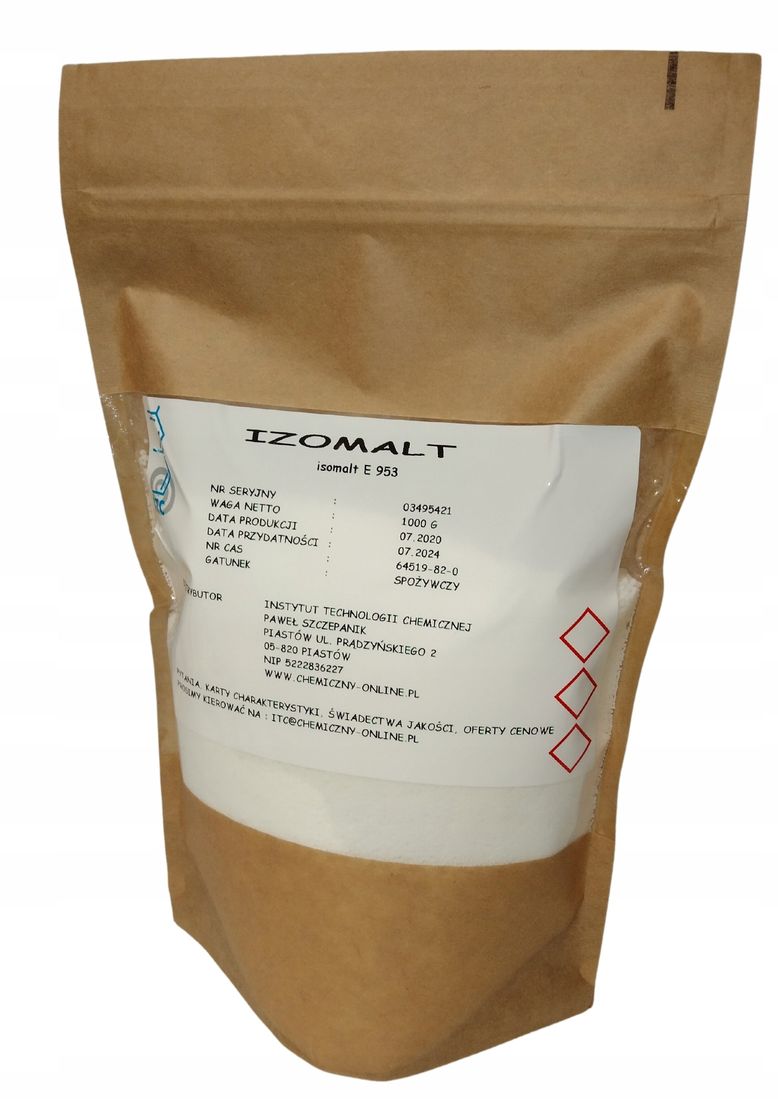 Izomalt spożywczy 1000g karmel kuchnia molekularna - ERLI.pl