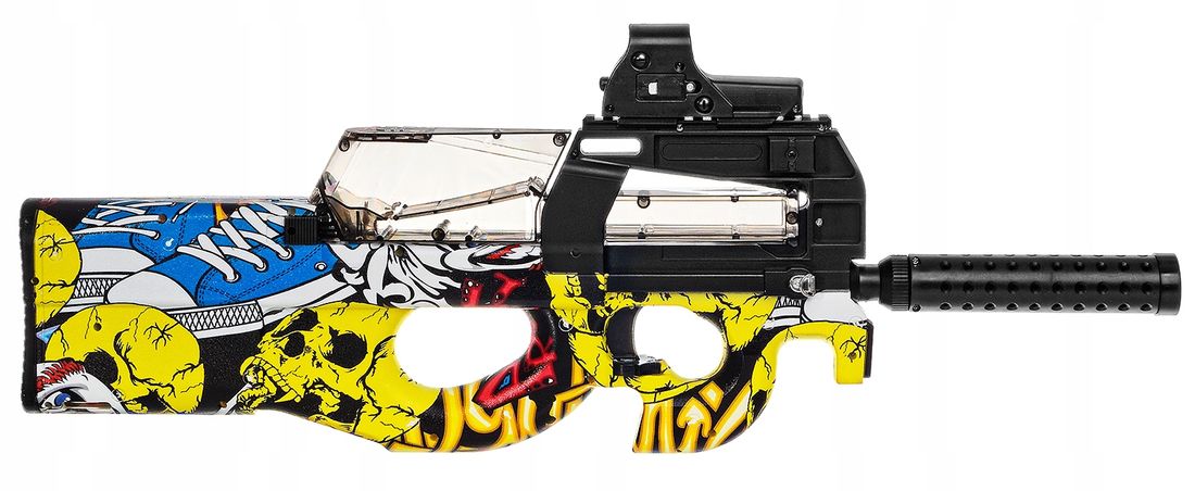 _ P90 PISTOLET KARABIN AUTOMAT NA KULKI ŻELOWE_ - ERLI.pl _ P90 PISTOLET KARABIN AUTOMAT NA KULKI ŻELOWE_ - ERLI.pl