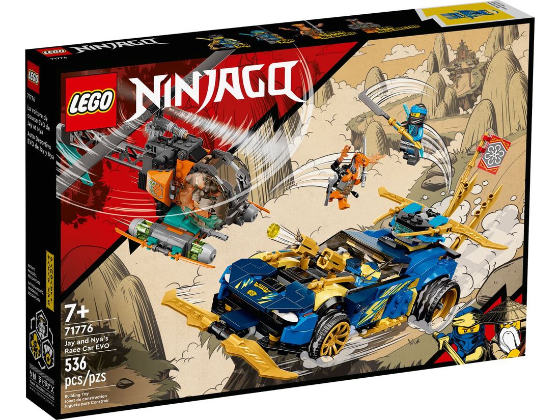 LEGO 71776 NINJAGO WYŚCIGÓWKA EVO JAYA I NYI - ERLI.pl