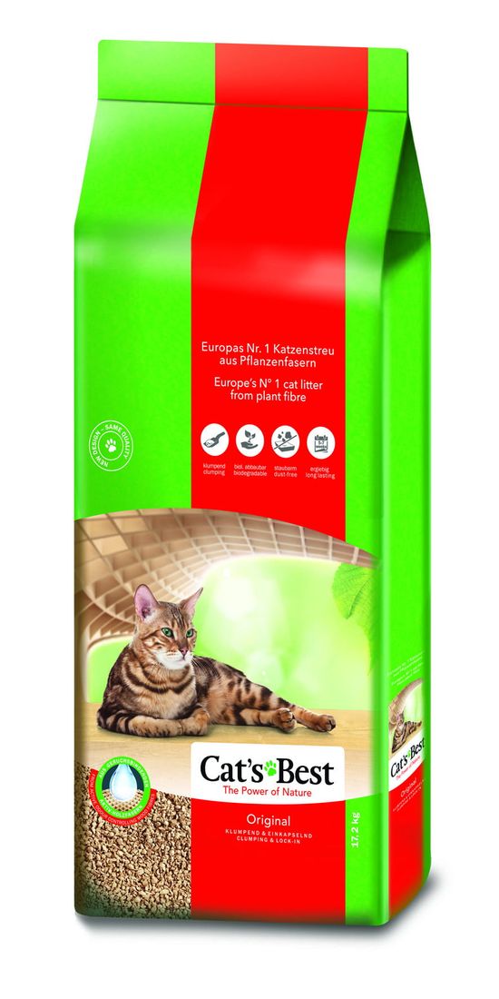 Cat's Best Original 1KG - Drewniany żwirek dla kota - ERLI.pl