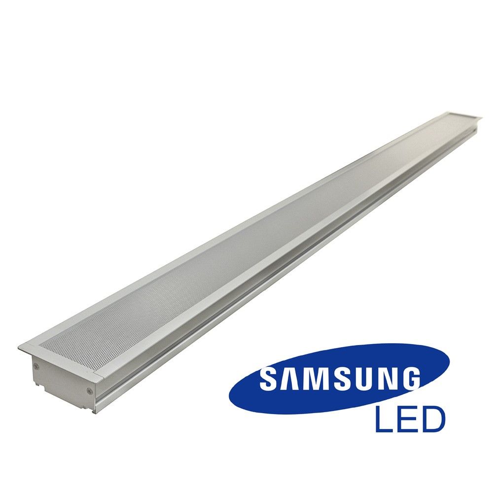 Lampa liniowa LED wpuszczana 120cm karton-gips SMD samsung – 122028617 ...