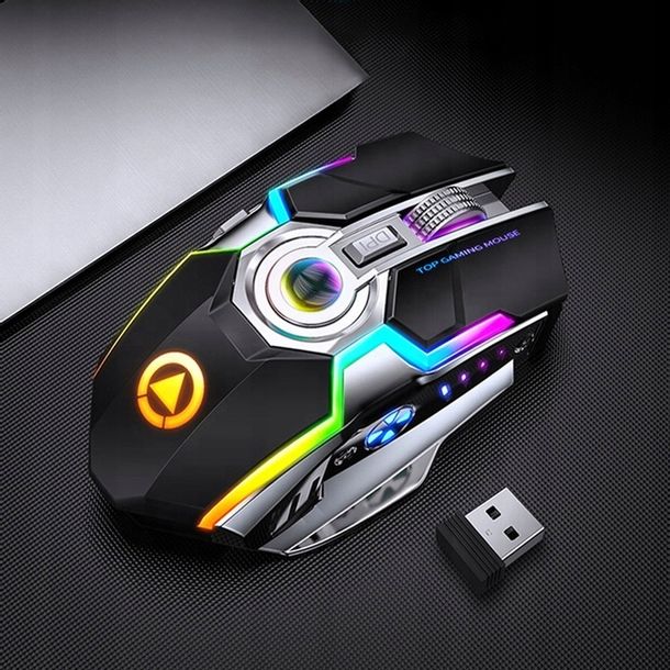 MYSZKA GAMINGOWA PODŚWIETLANA MYSZ RGB DLA GRACZY - ERLI.pl MYSZKA GAMINGOWA PODŚWIETLANA MYSZ RGB DLA GRACZY - ERLI.pl