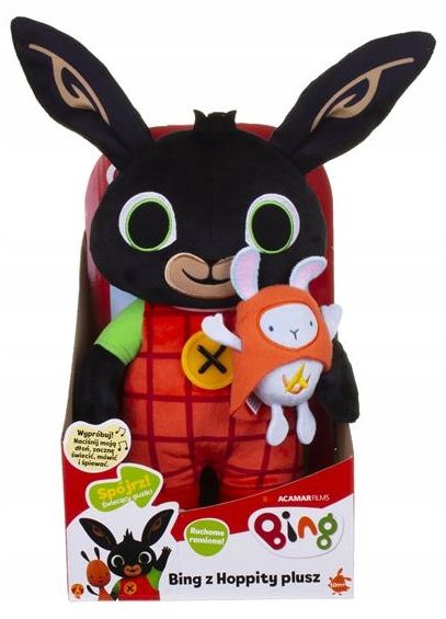 KRÓLIK BING MASKOTKA INTERAKTYWNA + KRÓLIŚ TULIŚ - ERLI.pl