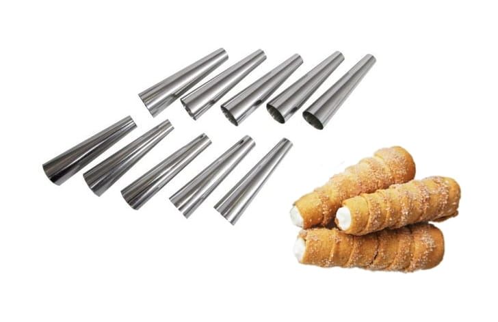 FOREMKI DO RUREK Z KREMEM RURKI 9cm/ 10 szt - ERLI.pl