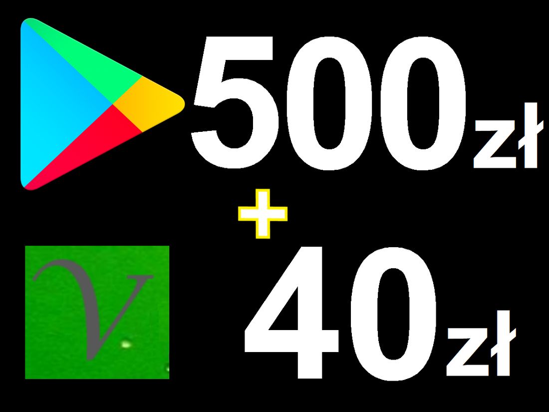 Google Play 500 zł - Karta podarunkowa , przedpłacona, 500zł – 25037451 ...