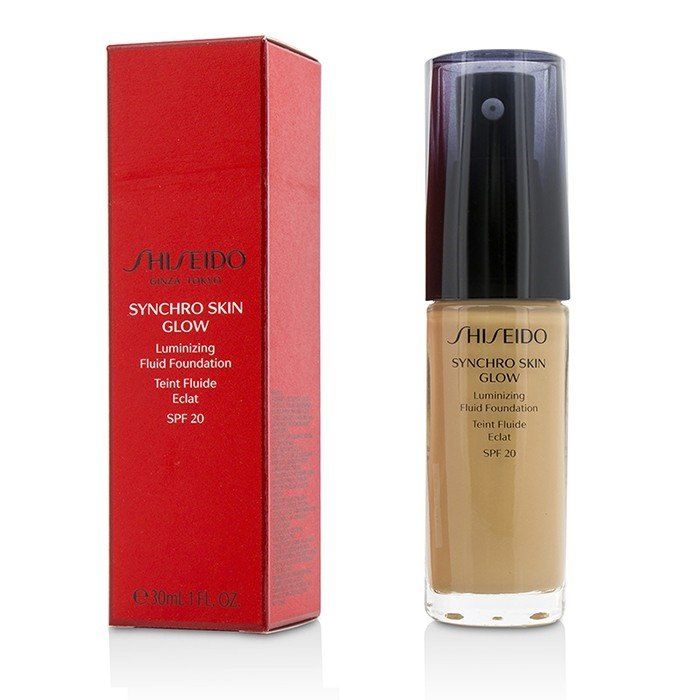 SHISEIDO SYNCHRO SKIN GLOW LUMINIZING PODKŁAD DO TWARZY SPF20 2 ROSE ...