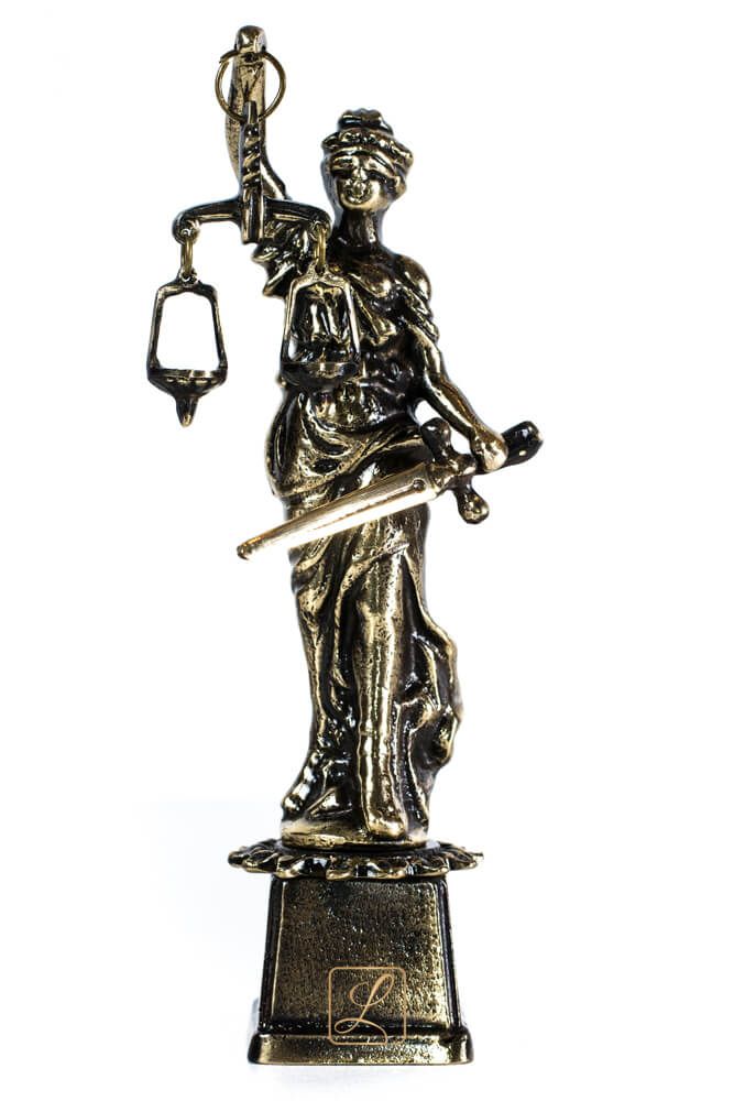 Statuetka TEMIDA Mosiądz – 123373170 - ERLI.pl
