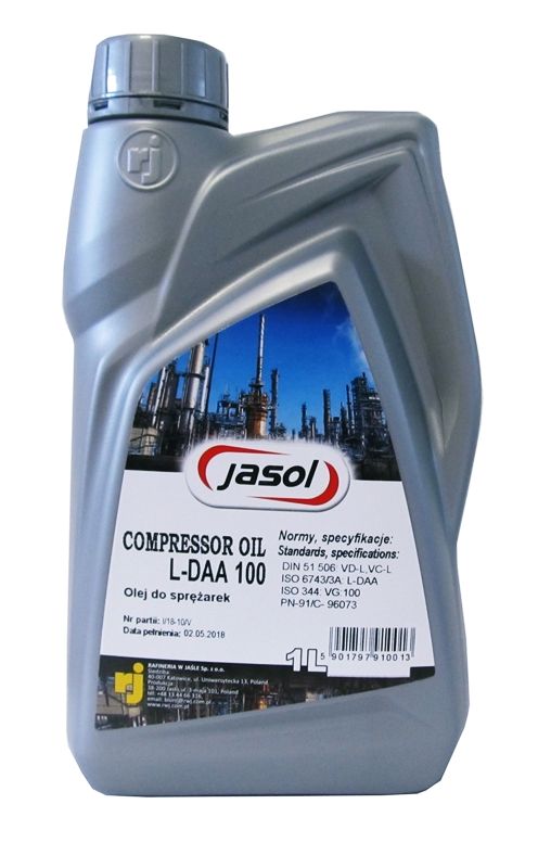 OLEJ 1L DO SPRĘŻARKI KOMPRESORA JASOL L-DAA 100 - ERLI.pl