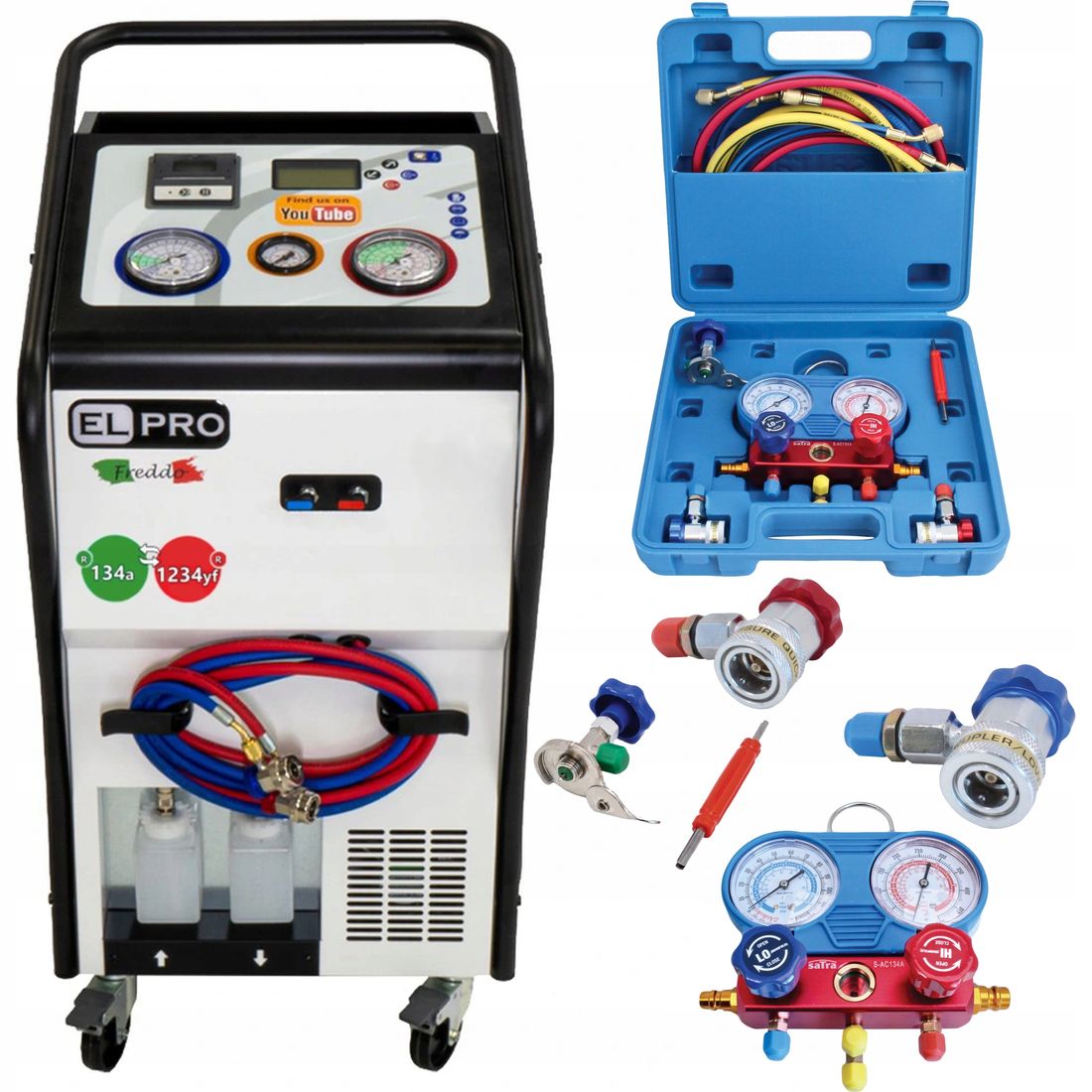 Stacja Klimatyzacji BADANIE SZCZELNOŚCI R134A - ERLI.pl