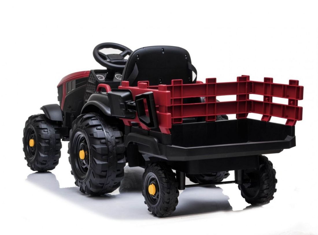 Wielki Traktor Na Akumulator Z Przyczepą, Miękkie Koła Bdm0925 - ERLI.pl