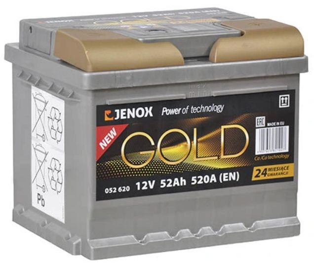 Akumulator Jenox Gold 12V 52Ah 520A - ERLI.pl