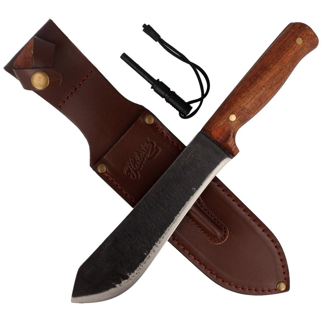 Herbertz Solingen Full Tang Bushcraft 179mm 585518 Nóż survivalowy ...