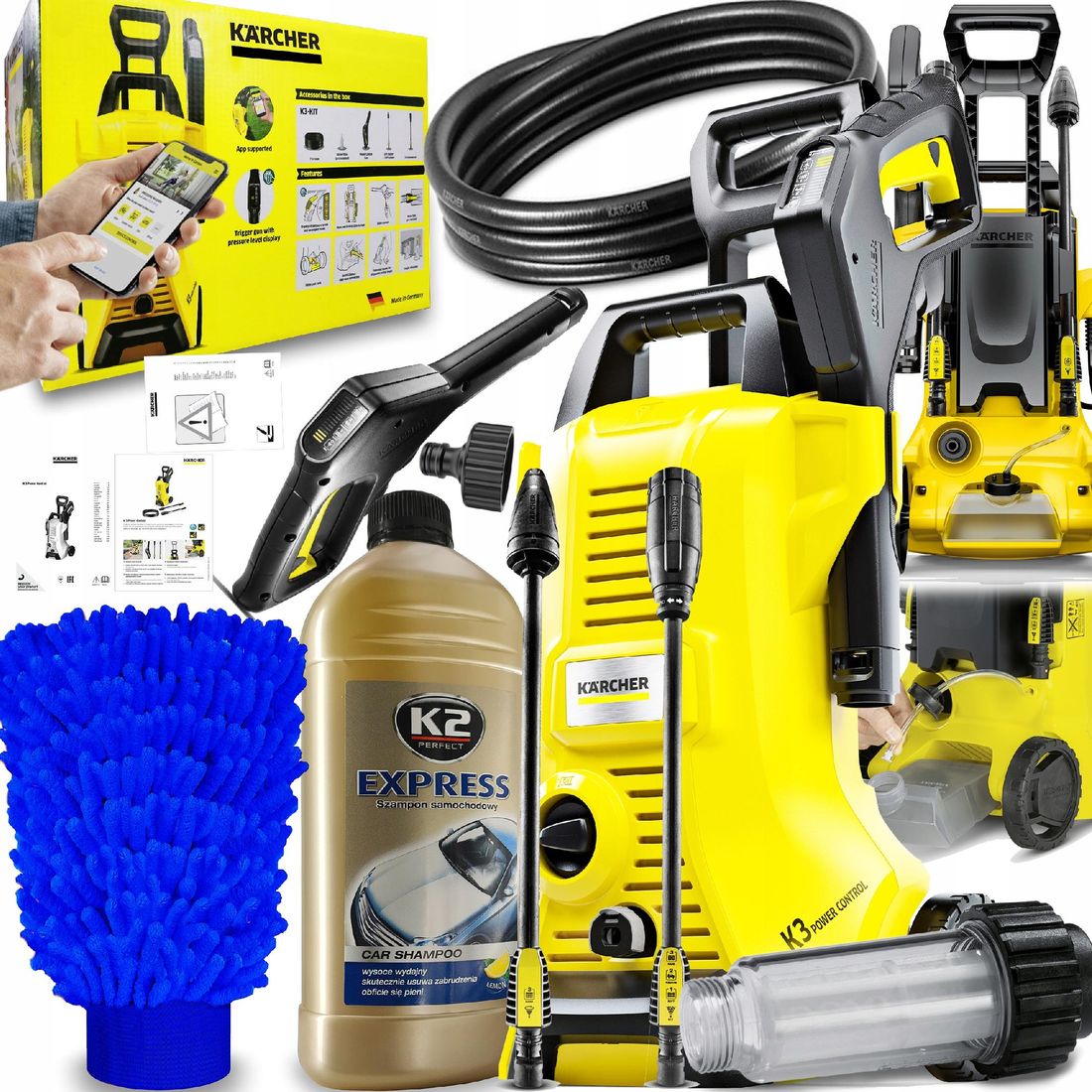 MYJKA CIŚNIENIOWA KARCHER K 3 POWER CONTROL START - ERLI.pl