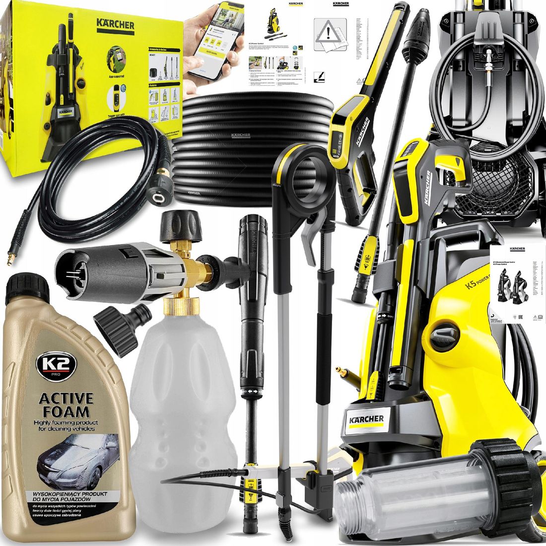 MYJKA KARCHER K 5 POWER CONTROL ZESTAW DO ELEWACJI - ERLI.pl