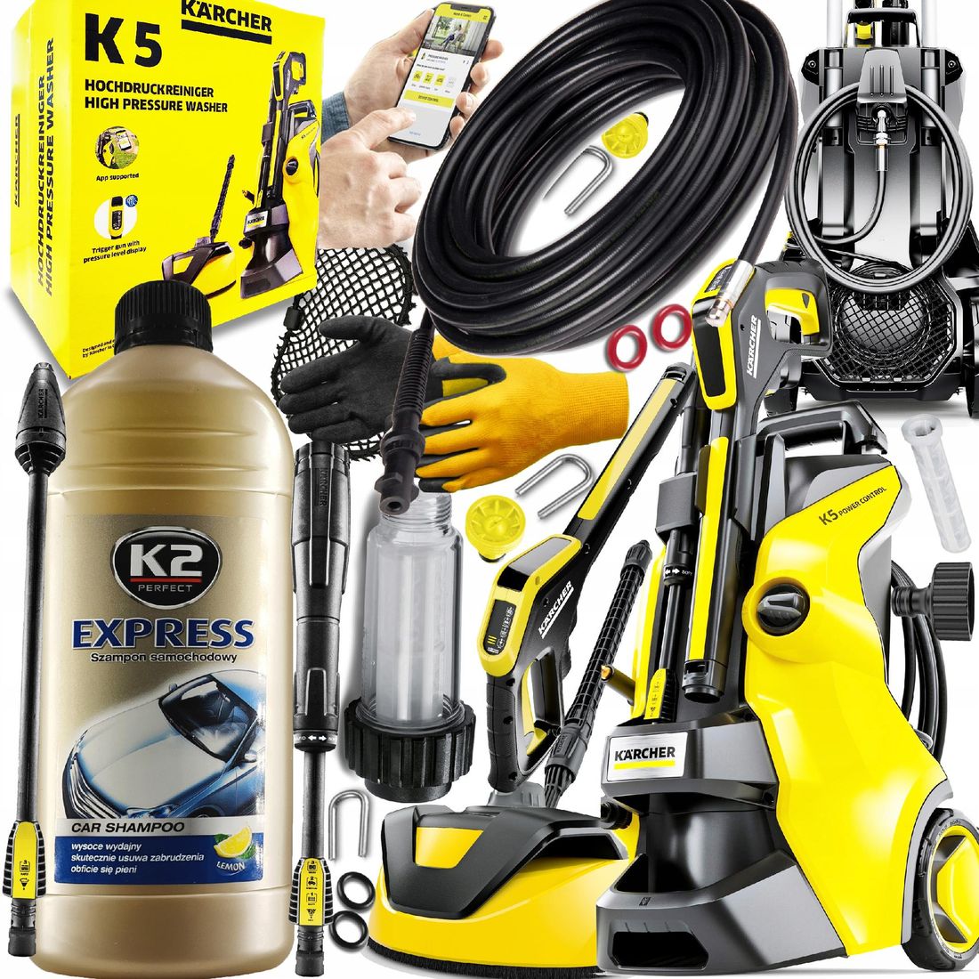 MYJKA CIŚNIENIOWA KARCHER K 5 POWER KANALIZACJA - ERLI.pl