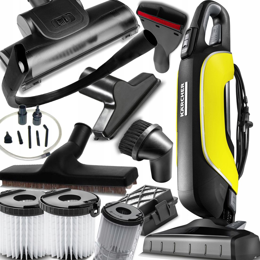 KARCHER VC5 ODKURZACZ PIONOWY DOMOWY ZESTAW GIGANT - ERLI.pl