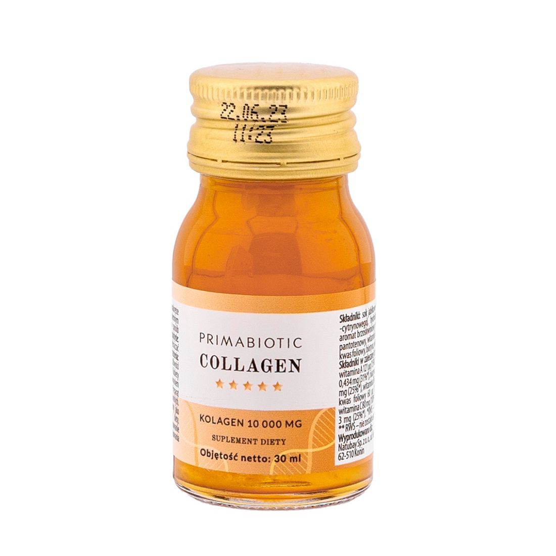 Kolagen do picia 30ml x 1szt. - Collagen Gold Primabiotic - ERLI.pl
