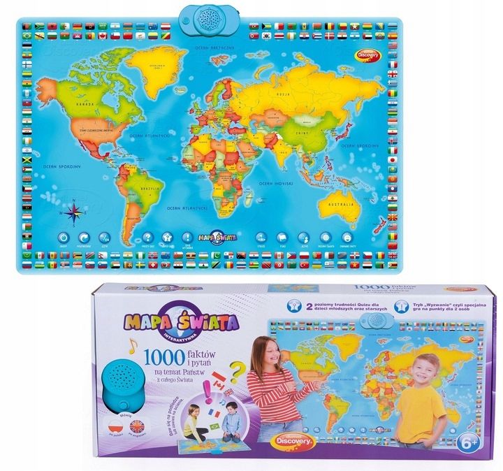 Interaktywna Mapa Świata Dumel Discovery - ERLI.pl Interaktywna Mapa Świata Dumel Discovery - ERLI.pl