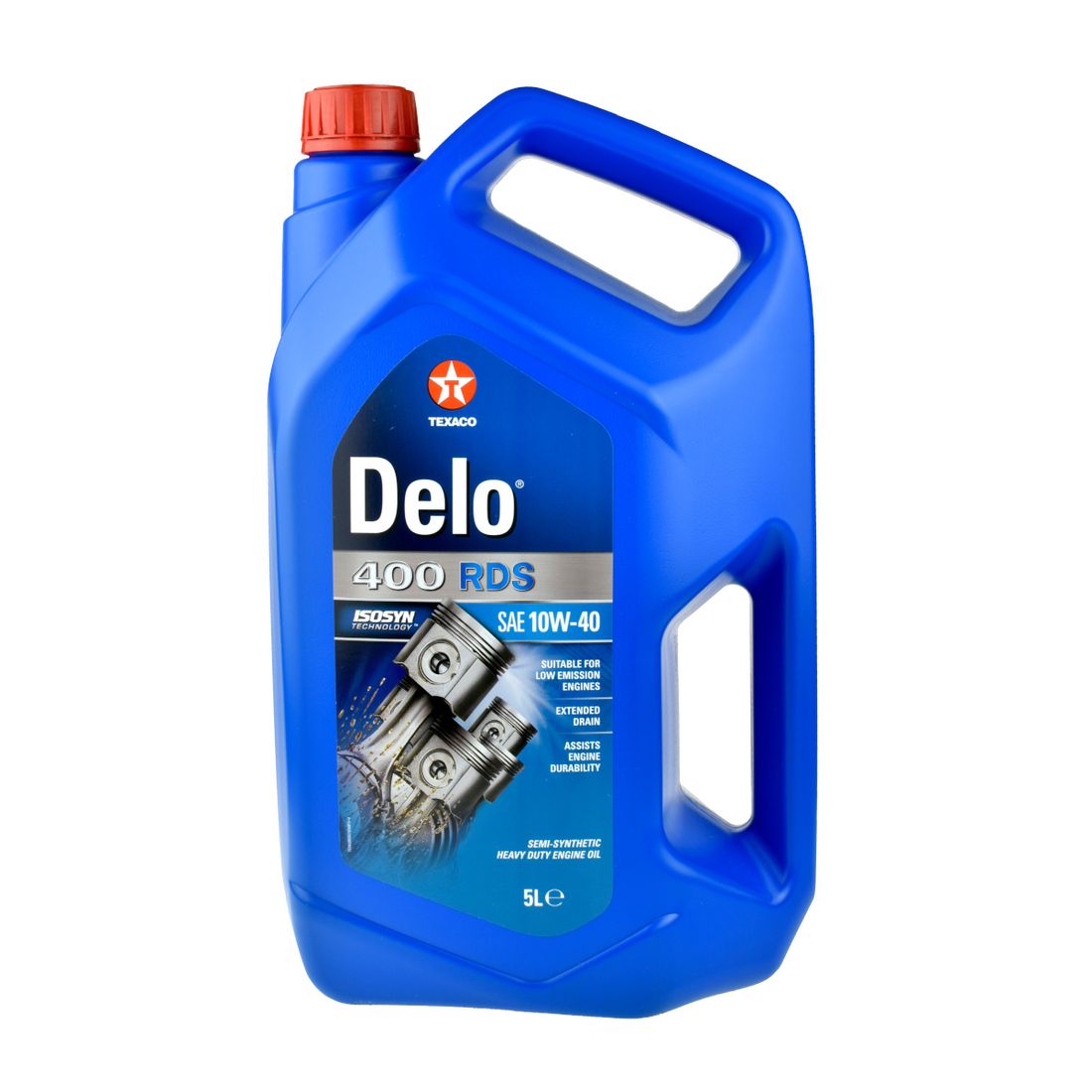 Olej syntetyczny Texaco Delo 400 RDS SAE 10W/40 5L - ERLI.pl