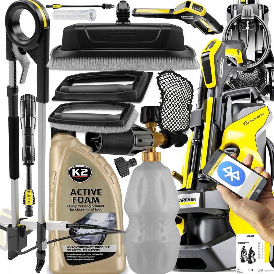 MYJKA KARCHER K 5 POWER CONTROL ZESTAW DO SOLARÓW - ERLI.pl