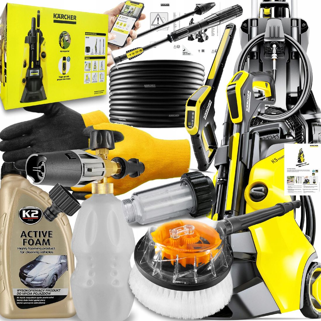 MYJKA KARCHER K 5 POWER CONTROL ZESTAW READY FULL - ERLI.pl