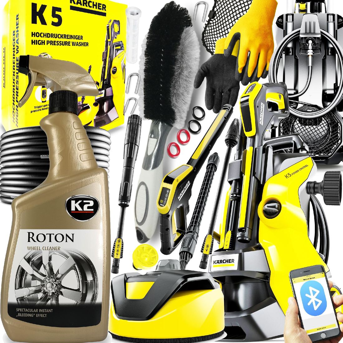 MYJKA CIŚNIENIOWA KARCHER K5 POWER CONTROL DO FELG – 125211014 - ERLI.pl