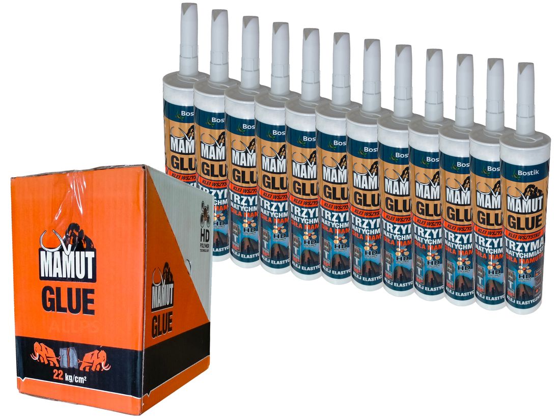 KLEJ MONTAŻOWY MAMUT GLUE 290ml CAŁY KARTON 12 szt – 125513180 - ERLI.pl