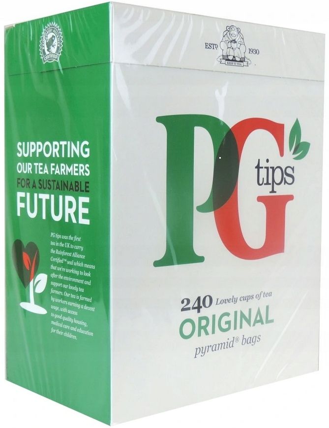 Angielska herbata pg tips 240 torebek piramidek – 125571991 - ERLI.pl