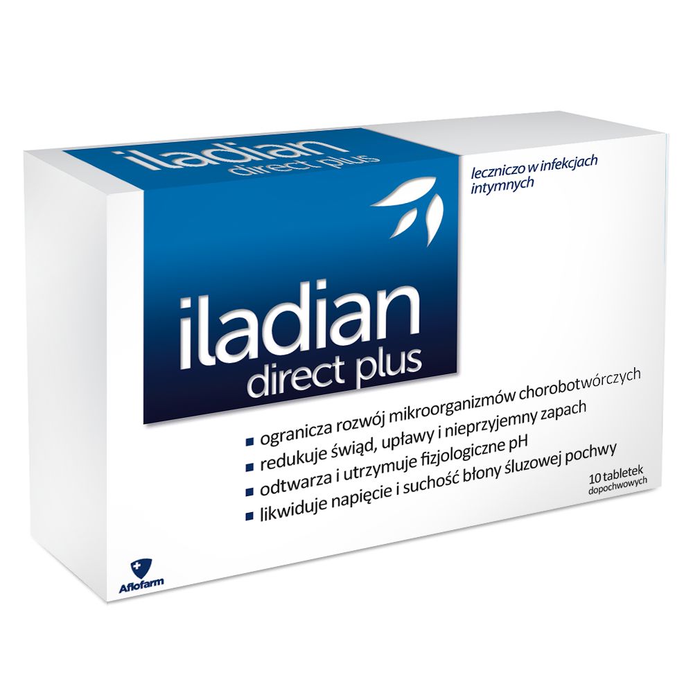 ILADIAN DIRECT PLUS 10 TABLETKI DOPOCHWOWE - ERLI.pl