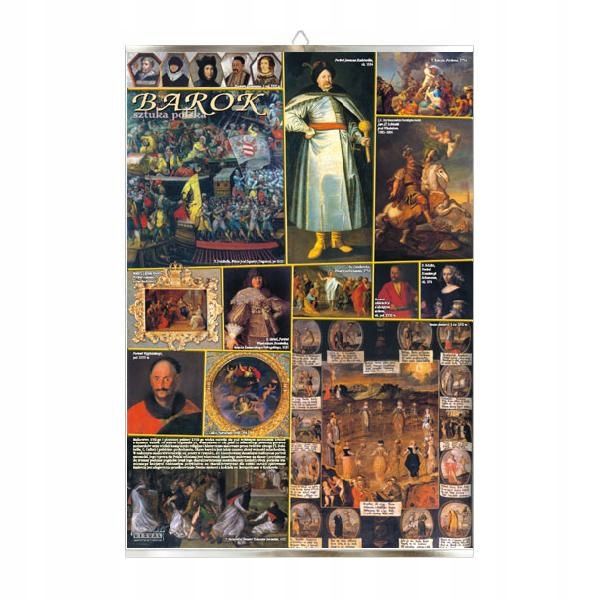 Barok sztuka polska sztuka plansza plakat – 125965073 - ERLI.pl