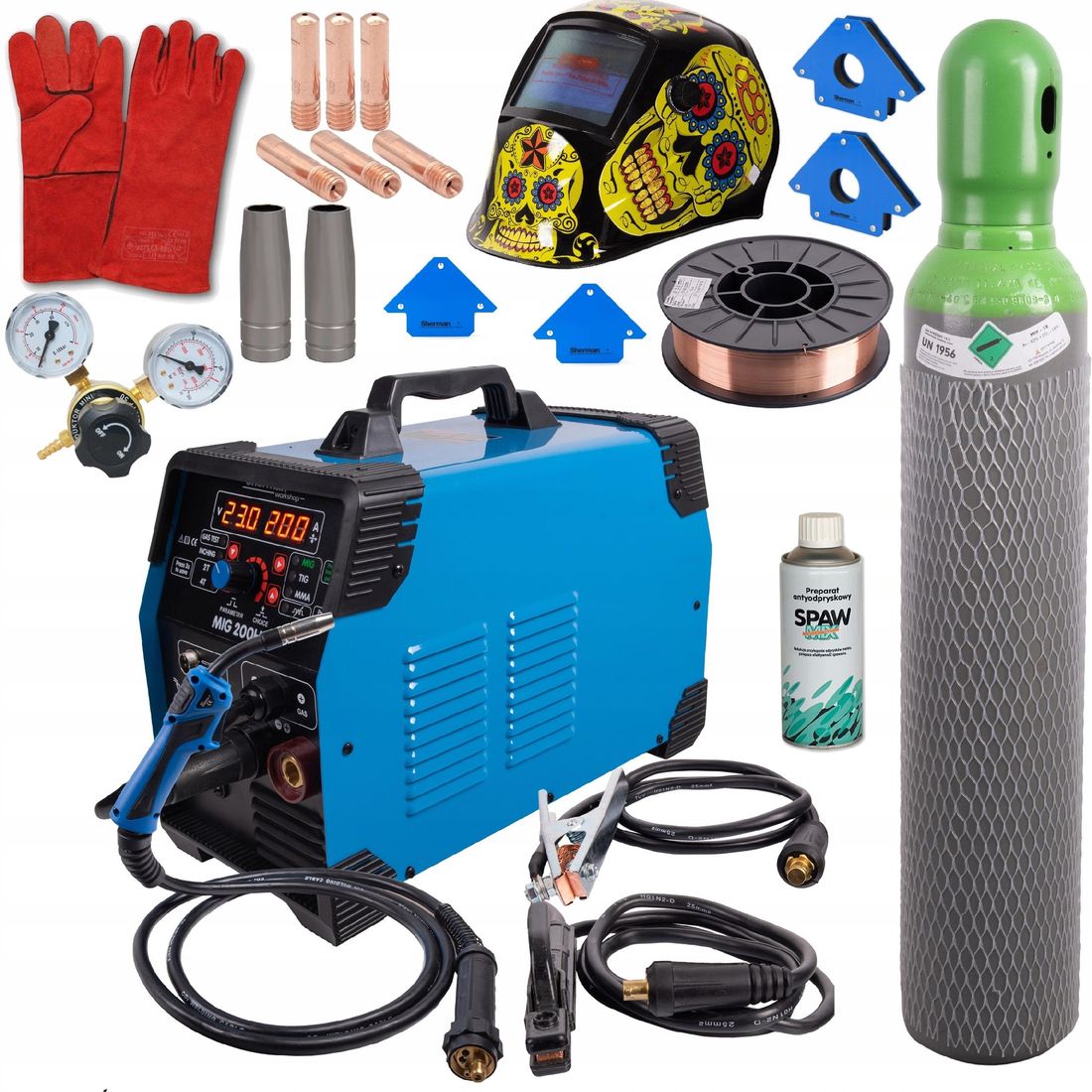 Spawarka MIGOMAT MIG MAG MMA TIG SHERMAN SYNERGIA - ERLI.pl