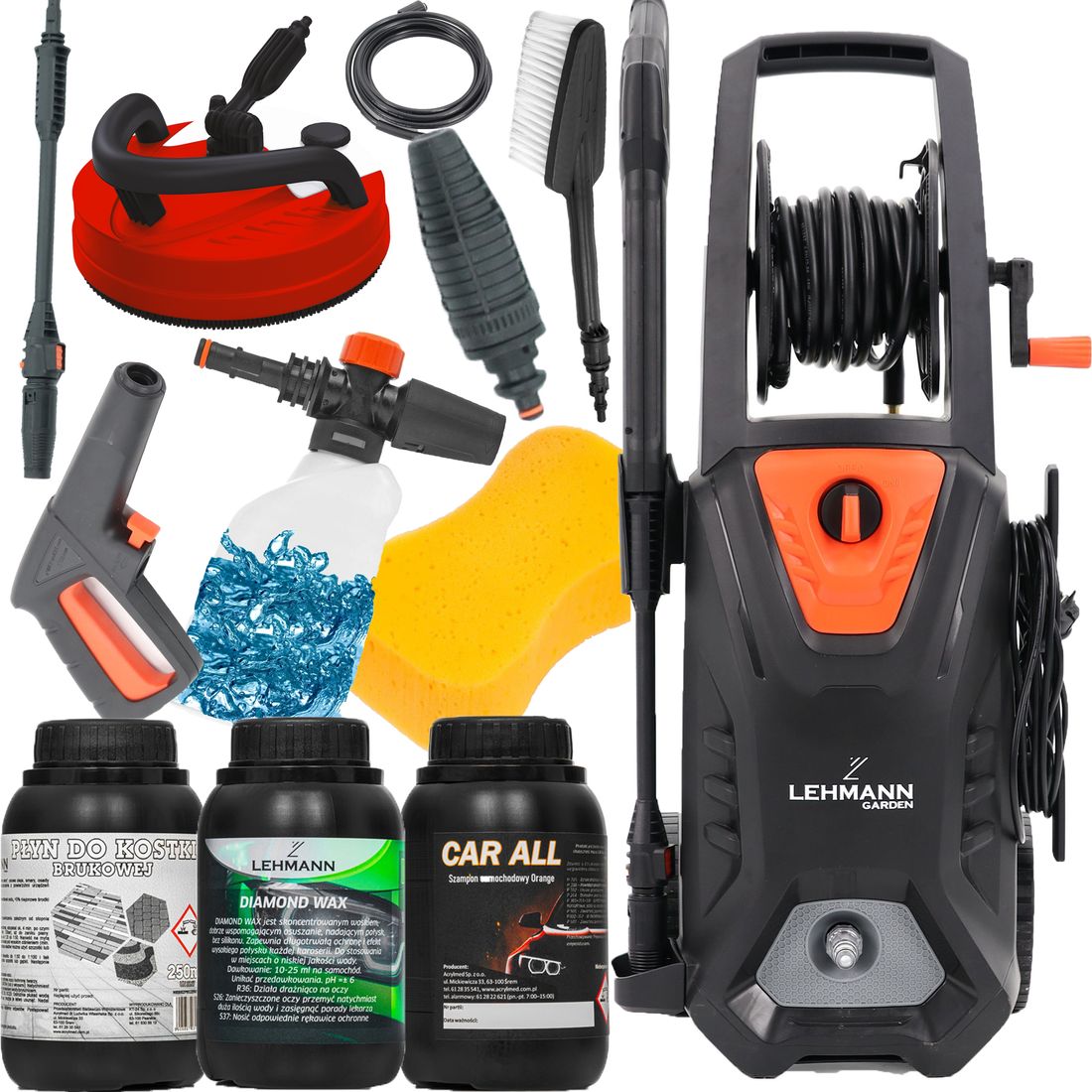 MYJKA CISNIENIOWA 240 BAR MOCNA POLSKA Z PATIO LEHMANN MISSOURI XXXL - ERLI.pl