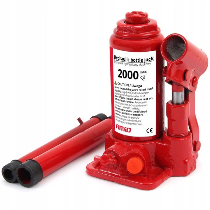 Podnośnik hydrauliczny słupkowy lewarek 2T - ERLI.pl