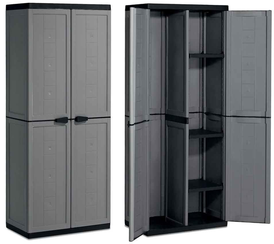 SZAFA GOSPODARCZA KETER/KIS JOLLY UTILITY CABINET DARK GREY - ERLI.pl