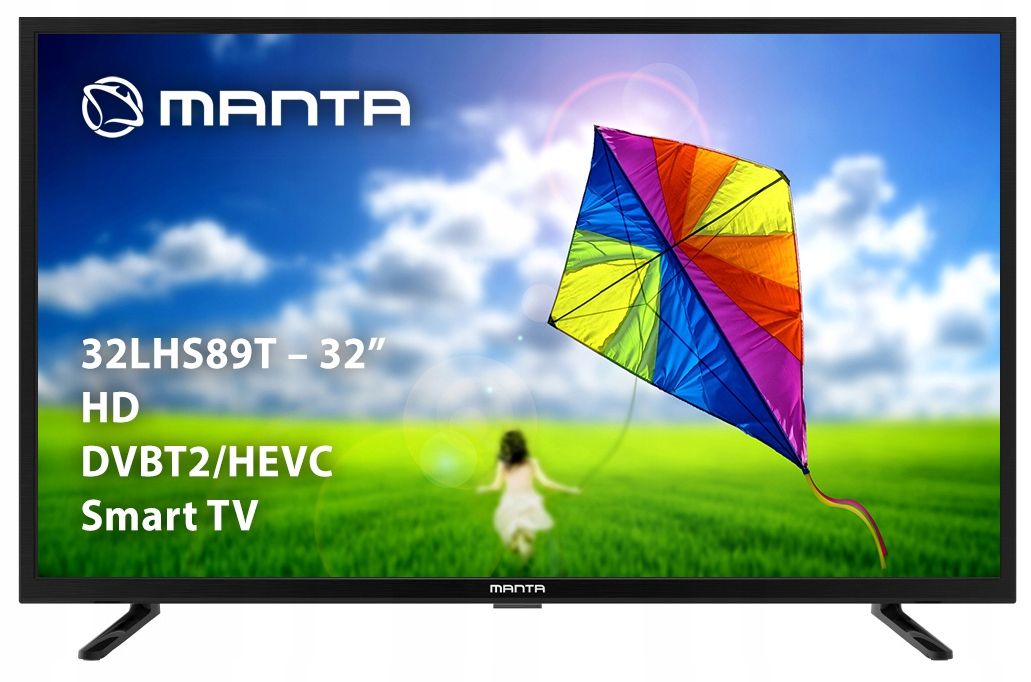 Telewizor Manta 32LHS89T 32'' Smart TV DVB-T2 LED - ERLI.pl