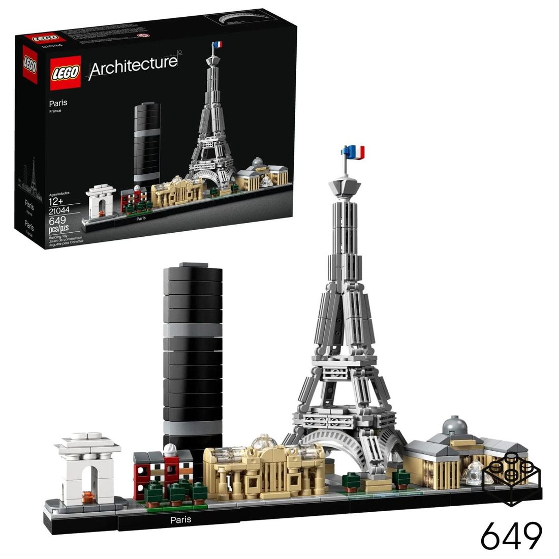 LEGO ARCHITECTURE Paryż 21044 WIEŻA EIFFLA LUWR - ERLI.pl