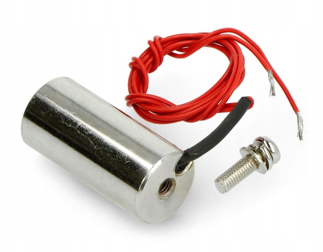 Elektromagnes trzymający 12V 1W 80mA 1kgf - ERLI.pl