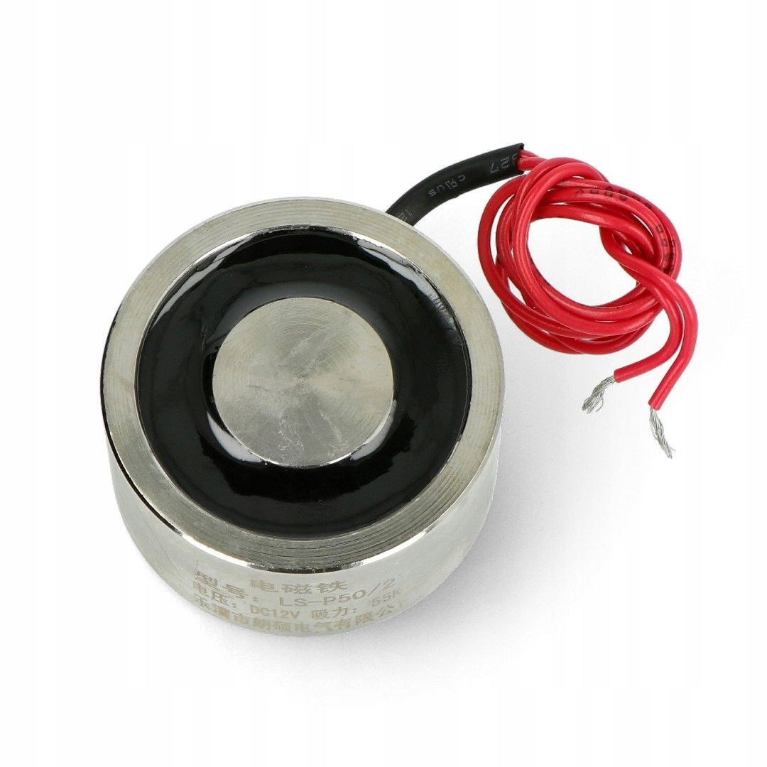 Elektromagnes trzymający 12V 6W 55kgf - ERLI.pl Elektromagnes trzymający 12V 6W 55kgf - ERLI.pl