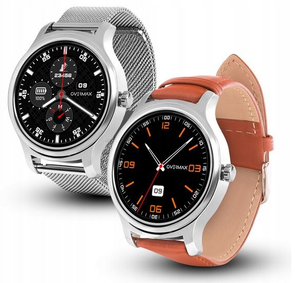 SMARTWATCH Overmax TOUCH 2.6 ZEGAREK 3 PASKI IP67 - ERLI.pl