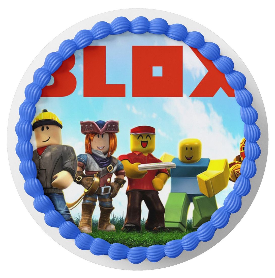 OPŁATEK NA TORT ROBLOX + NAPIS GRATIS - ERLI.pl