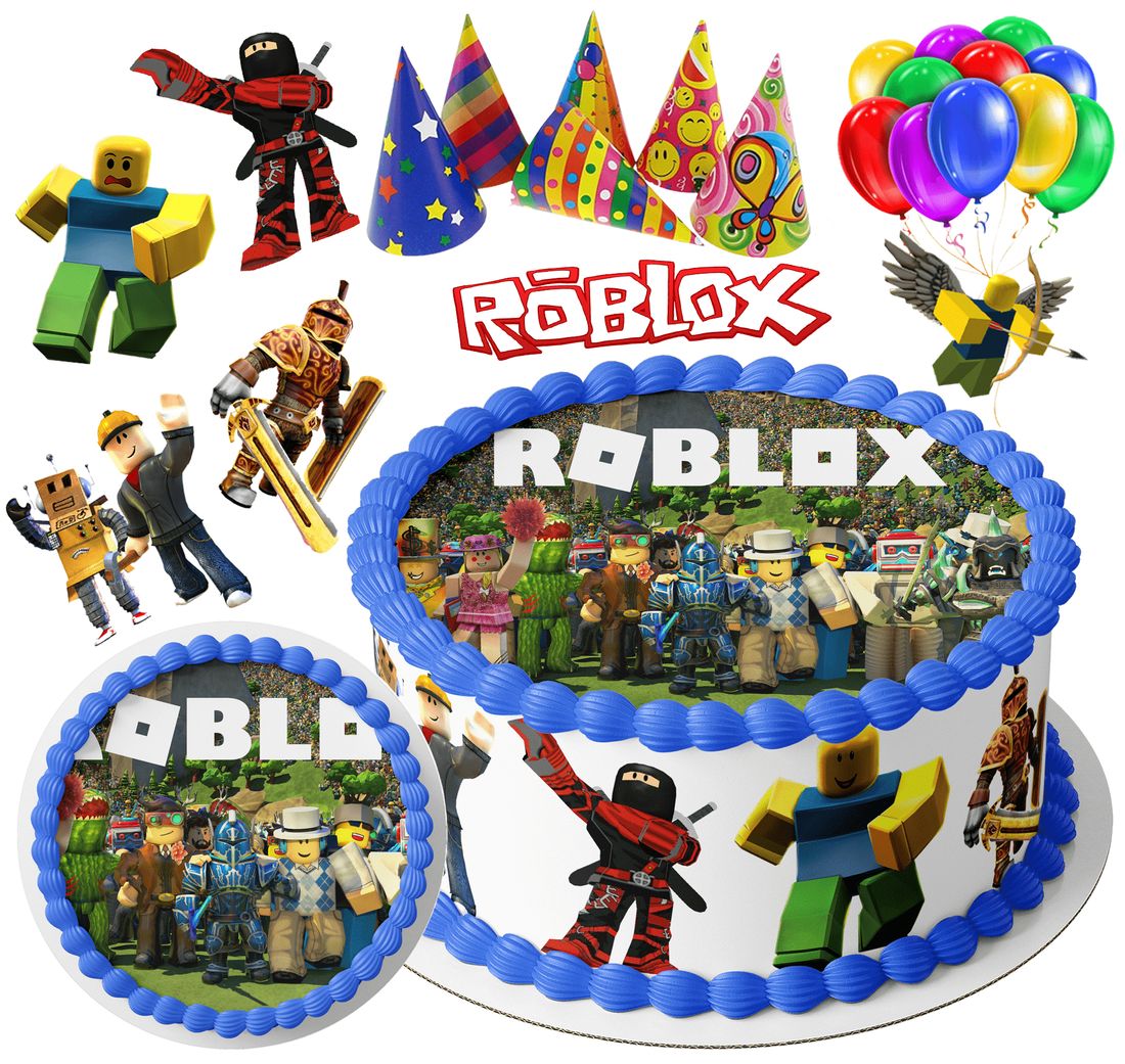 OPŁATEK NA TORT ROBLOX + POSTACIE I NAPIS - ERLI.pl
