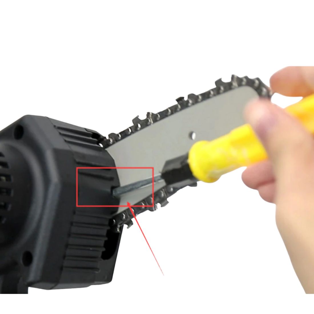 MINI PIŁA Akumulatorowa Ogrodowa Elektryczna 4 Cal Pilarka Ręczna ...