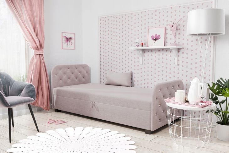 Łóżko jednoosobowe premium Dalia 90x200 - ERLI.pl