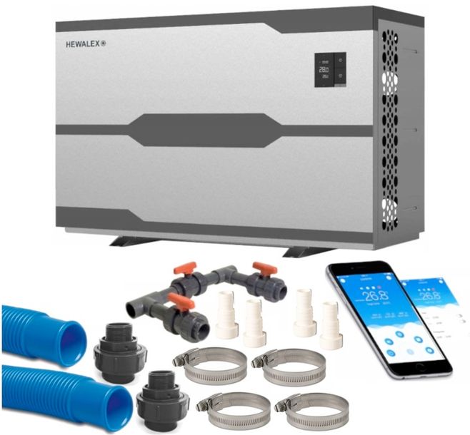 HEWALEX PCWBi 20 kW-B POMPA CIEPŁA DO BASENU - ERLI.pl