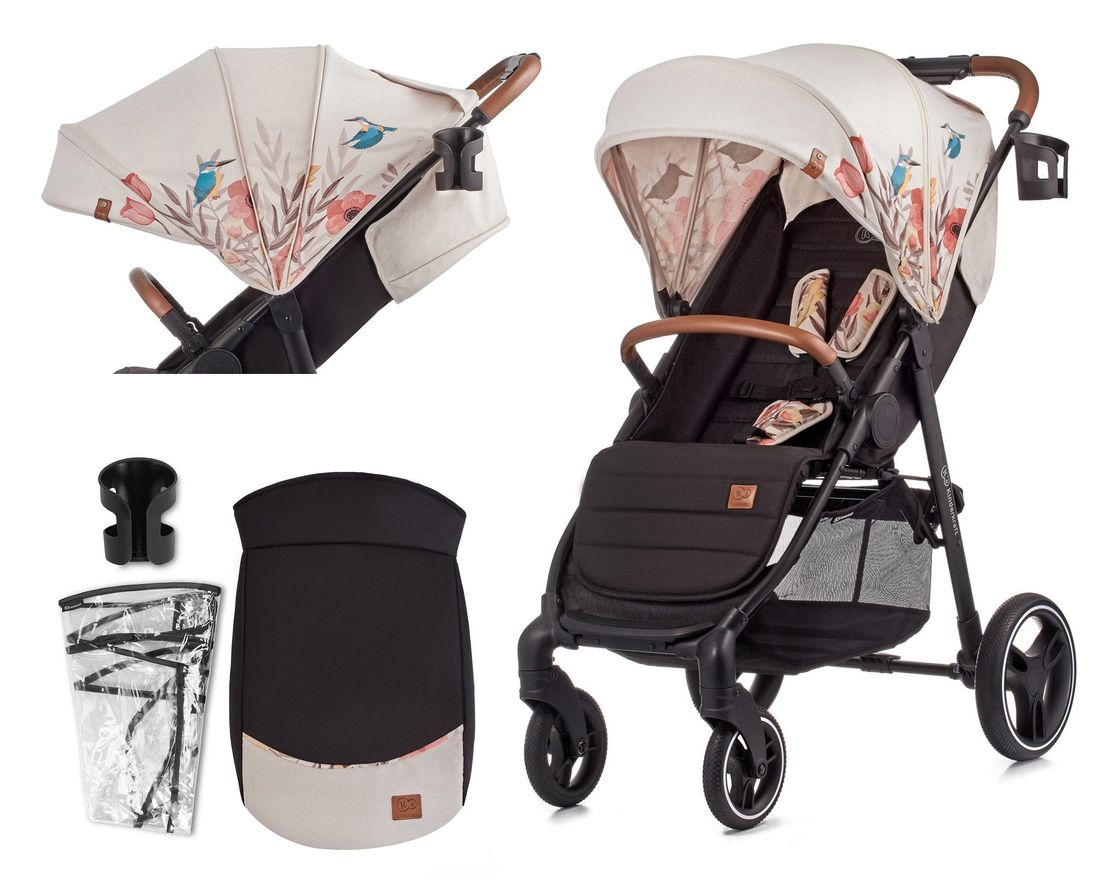 KINDERKRAFT GRANDE LX WÓZEK SPACERÓWKA LIMITOWANY BIRD - ERLI.pl