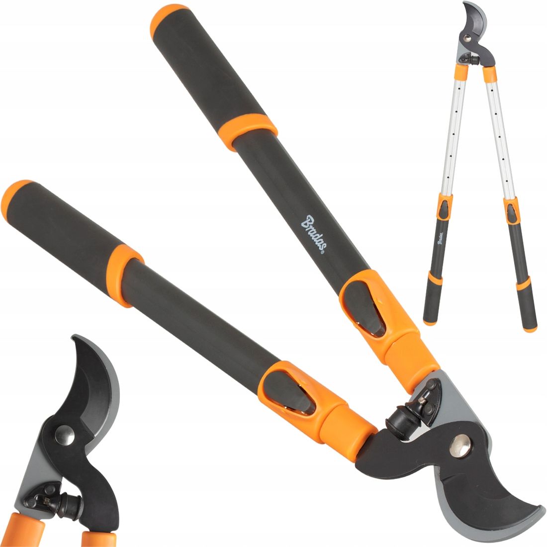 SEKATOR DO GAŁĘZI OGRODOWY TELESKOPOWY BRADAS - ERLI.pl