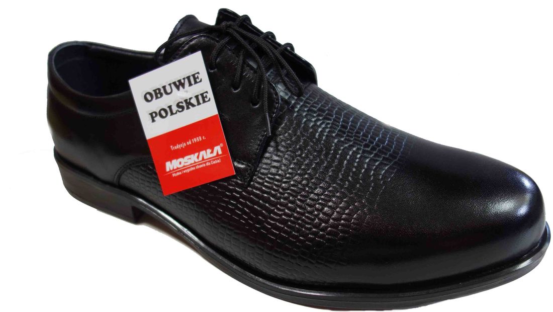 BARDZO SZEROKIE BUTY MESKIE TEGOSC 3 X H 40 Czarny - ERLI.pl