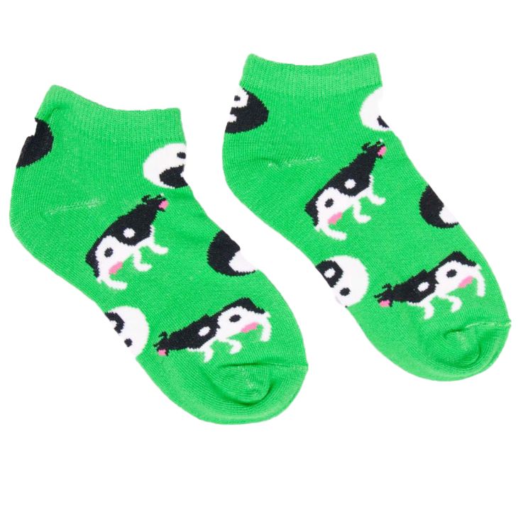 ŚMIESZNE SKARPETKI STOPKI KOLOROWE KROWY 39/42 - ERLI.pl