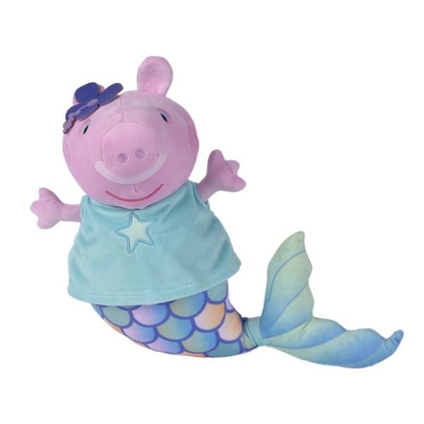 Świnka Peppa, pluszowa Peppa syrenka 30cm Simba - ERLI.pl Świnka Peppa, pluszowa Peppa syrenka 30cm Simba - ERLI.pl