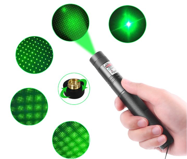 WSKAŹNIK LASEROWY LASER ZIELONY MOC 50000 mW 80km – 128013771 - ERLI.pl